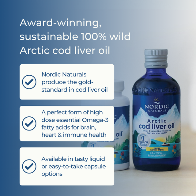 Arctic Cod Liver Oil – Nordic Naturals – TheraStore