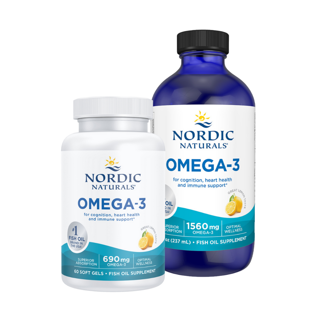Buy Nordic Naturals Omega 3 Supplement | Fish Oil for Heart & Brain ...